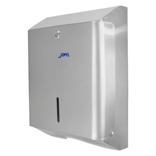 DISPENSADOR DE TOALLAS INTERDOBLADAS SATINADO ACERO INOXIDABLE – Jofel México
